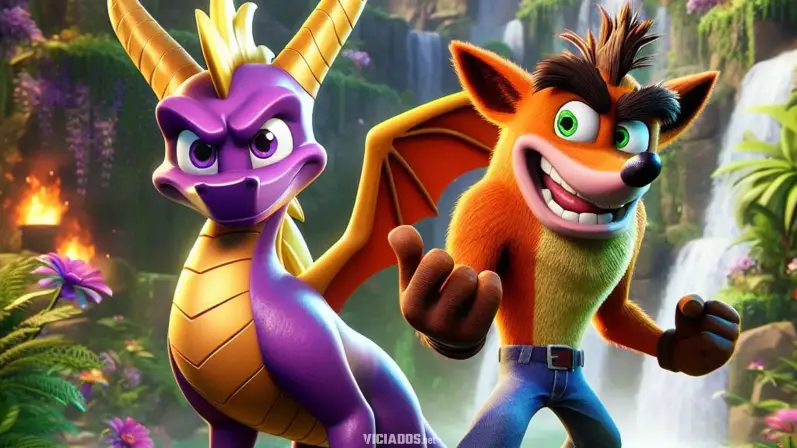 Crash Bandicoot 5 seria um crossover com Spyro the Dragon; Confira os ...