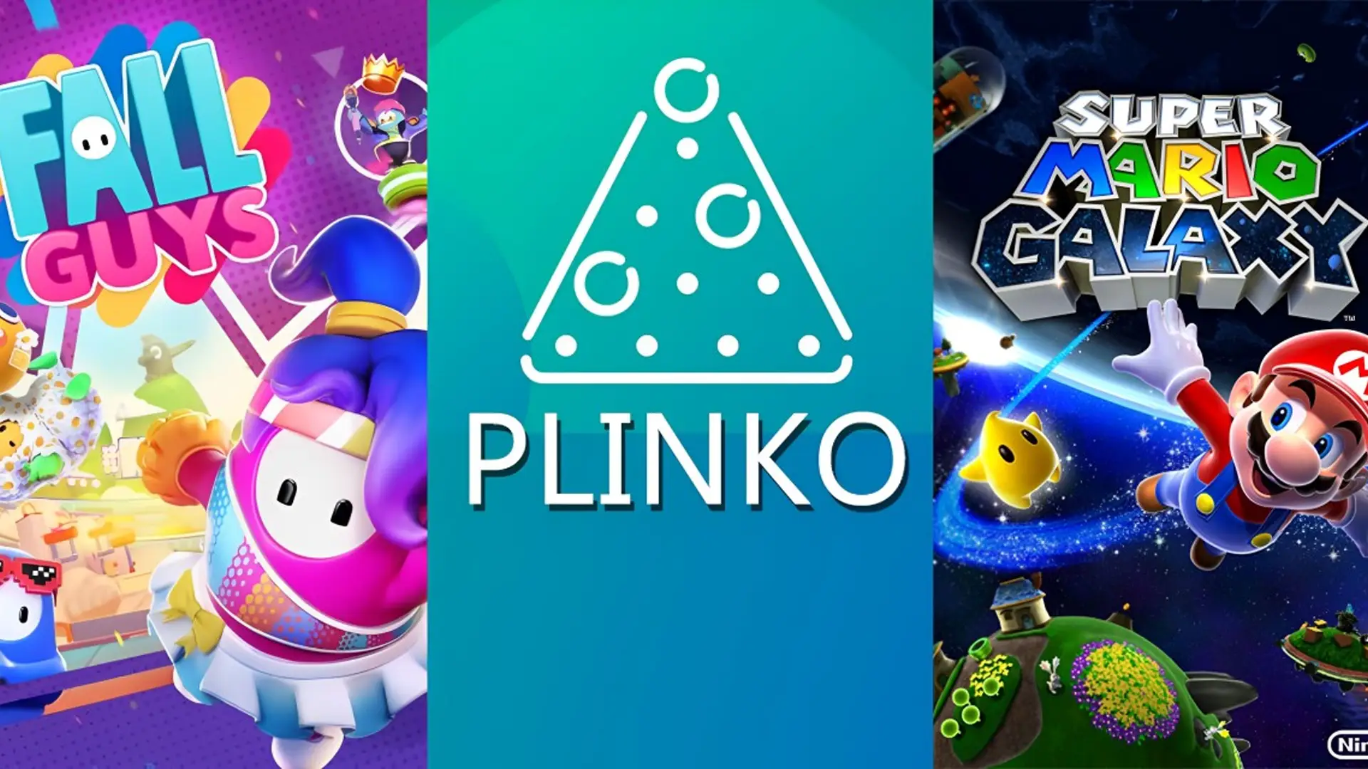 O que jogos como Plinko, Super Mario Galaxy e Fall Guys têm em comum?