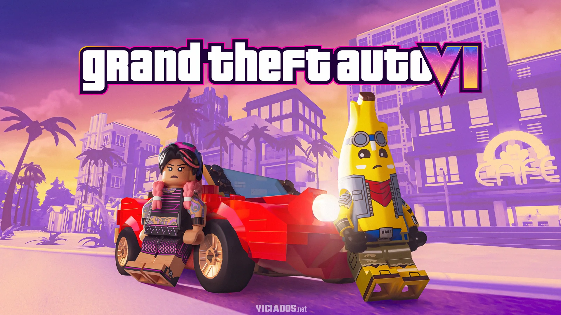 GTA 6 é você? Inspirado em Grand Theft Auto VI, LEGO Fortnite recebe ...